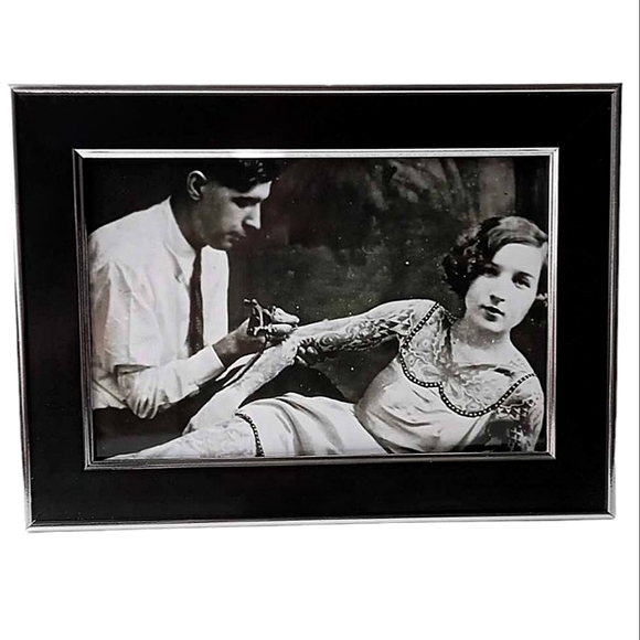 Hot Topic | Accents | Vintage Tattooed Female Male Artist Retro Tattoo ...